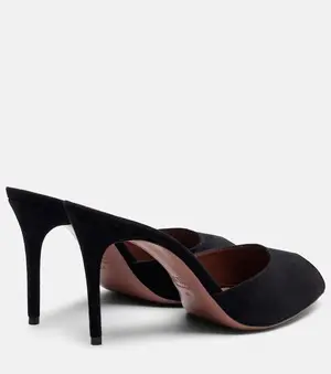 Paris Texas Vera 85 Suede Mules