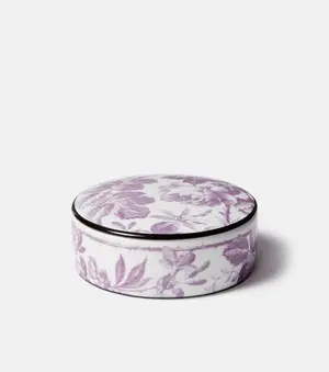 Gucci Herbarium Porcelain Trinket Box - White