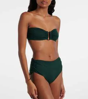 ERES Sofia Mid-rise Bikini Bottom - Green