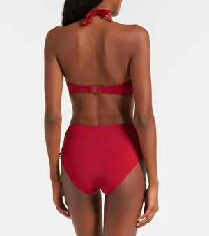 ERES Sofia Mid-rise Bikini Bottoms - Red