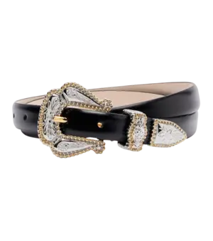 DEHANCHE Déhanche Santo Leather Belt - Black