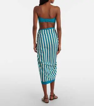 ERES Symbiose Cotton And Silk Beach Cover-up