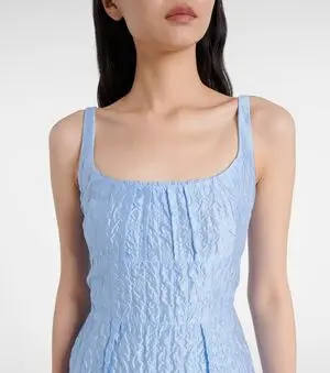 EMILIA WICKSTEAD Seersucker Gown