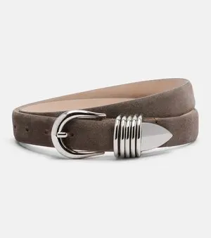 DEHANCHE Hollyhock Suede Belt - Grey