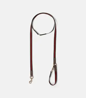 Gucci Web Stripe Dog Leash - Red