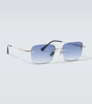TOM FORD Jake Square Sunglasses - Blue