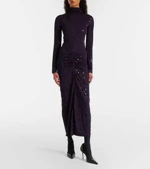 Alaïa Embellished Midi Dress