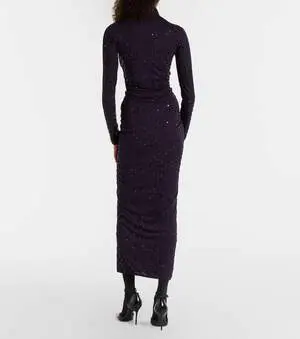 Alaïa Embellished Midi Dress