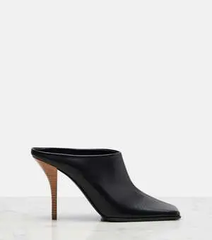 Alaïa 90 Leather Mules