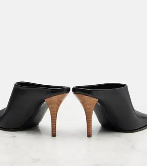 Alaïa 90 Leather Mules