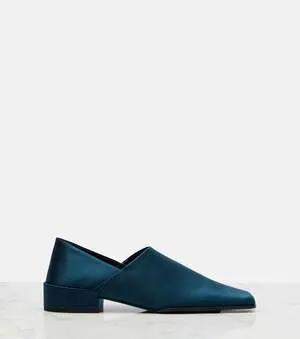 Alaïa Satin Slip-on Shoes