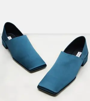 Alaïa Satin Slip-on Shoes
