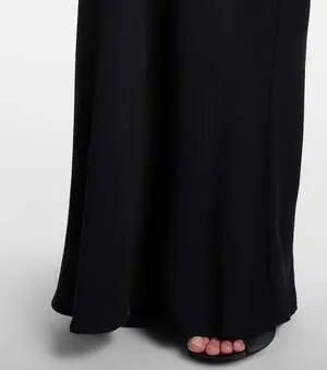 Christopher Esber Cutout Lace-trimmed Gown - Black