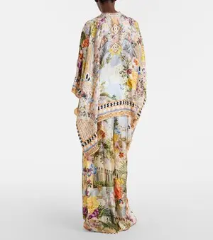 Camilla Printed Silk Wide-leg Pants