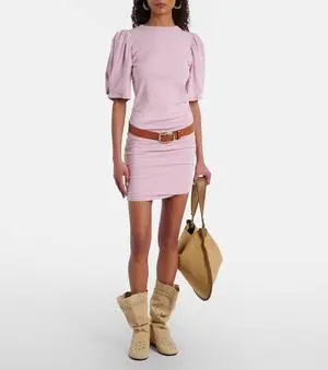 Isabel Marant Étoile Mylda Draped Mini Dress - Pink