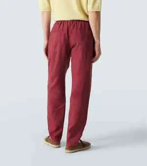 Fedeli Linen Tape Pants