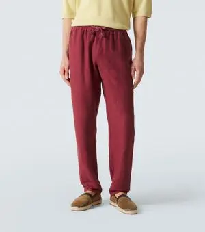 Fedeli Linen Tape Pants