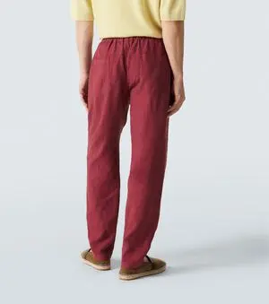 Fedeli Linen Tape Pants