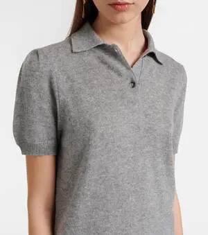 Jardin Des Orangers Cashmere Polo Sweater - Grey