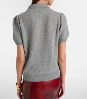 Jardin Des Orangers Cashmere Polo Sweater - Grey