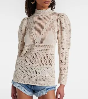 Isabel Marant Étoile Dahara Open-knit Sweater - Beige