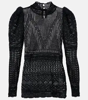 Isabel Marant Étoile Dahara Open-knit Sweater - Black