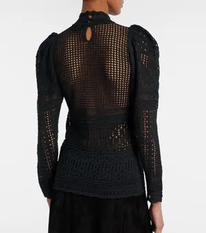 Isabel Marant Étoile Dahara Open-knit Sweater - Black