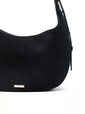 ASPINAL OF LONDON Hudson Crescent Shoulder Bag - Blue