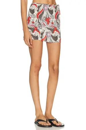 ZIAH Visco Mini Wrap Skirt