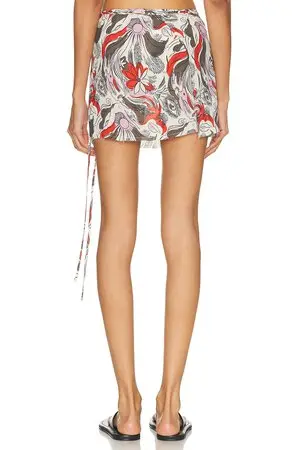 ZIAH Visco Mini Wrap Skirt