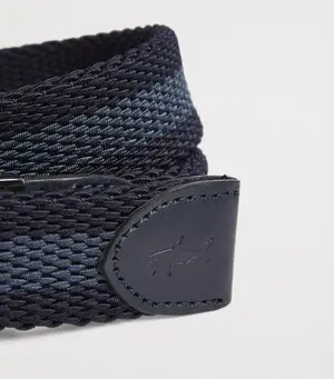 Paul & Shark Cotton-leather Woven Reversible Belt