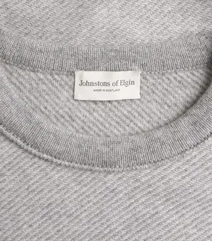 Johnstons Of Elgin Cashmere Tweel Lidell Sweater
