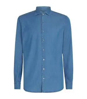 Canali Denim Shirts For Men
