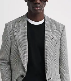 TOM FORD Wool Birds-eye Weave Shelton Blazer