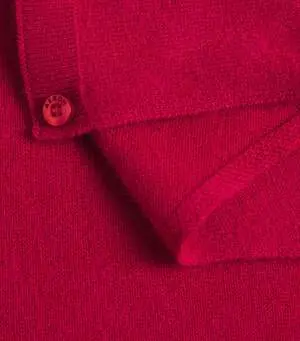 AERON Wool-cashmere Wrap Sweater - Red