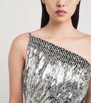 Safiyaa Crepe Embellished Tia Gown