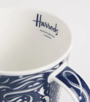 Harrods Knights Of Brompton Road Mug - Blue
