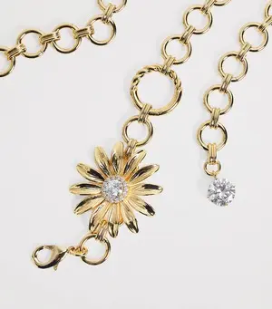 Maje Embellished Chain Belt