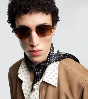 TOM FORD Square Frame Sunglasses - Brown