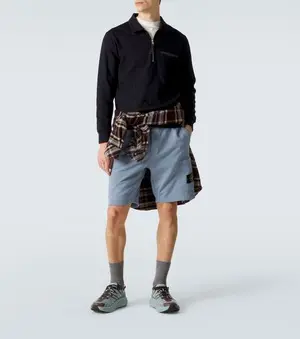 Stone Island Compass Cotton Shorts