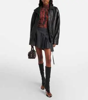 Paris Texas Lidia 105 Leather Knee-high Boots