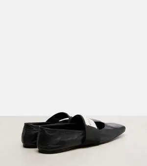 Givenchy Leather Ballet Flats - Black