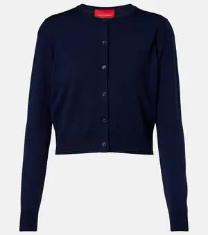 Carolina Herrera Cropped Wool Cardigan