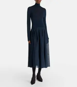 Alaïa Sheer Midi Dress