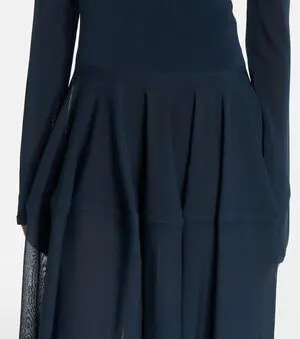 Alaïa Sheer Midi Dress