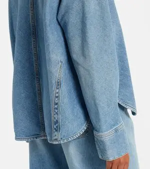 Alaïa Denim Blouson Jacket