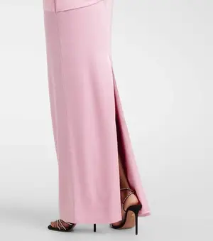 Alex Perry Draped Bustier Gown