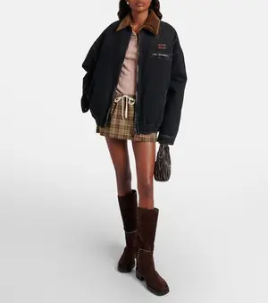 JIMMY CHOO Brooklyn 50 Studded Knee-high Boots