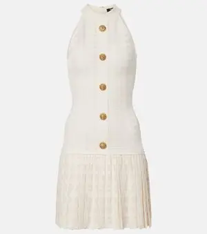 Balmain Checked Minidress