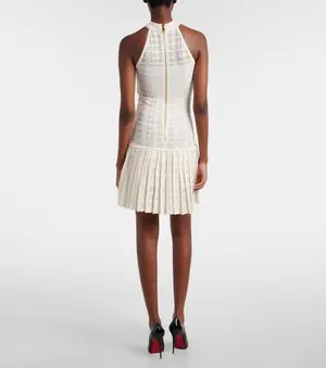 Balmain Checked Minidress